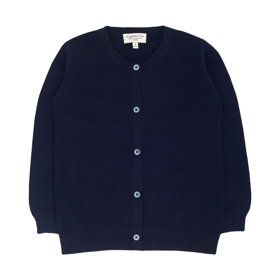 Teen Girl - Sofi 100% Cashmere Crew Neck Everyday Cardigan (14-16 Year ...