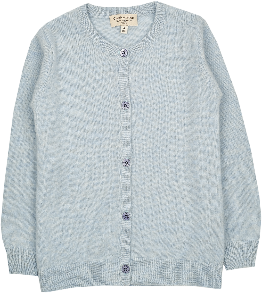 Teen Girl - Sofi 100% Cashmere Crew Neck Everyday Cardigan (14-16 Year ...